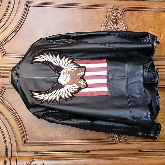Colebrook | Jackets & Coats | Colebrook Mens Heavy Thick Fab Leather ...